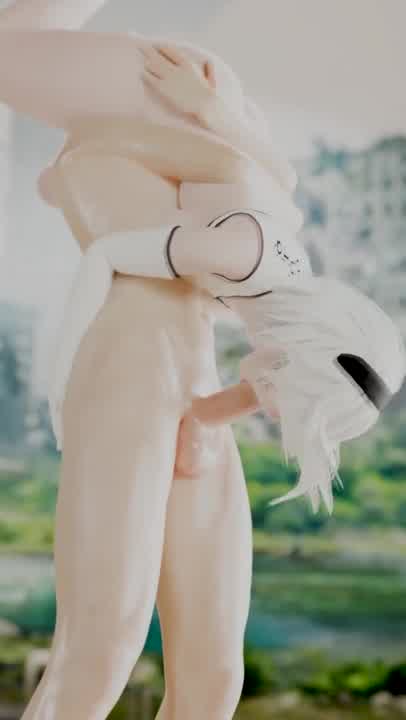 2B Yorha Blighjob 69 Nier Automata 3D带有声音 Seqingx