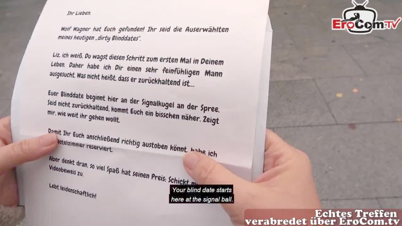 German Horrible Housewife Audience Pick Up Erocom Date Casting 3185
