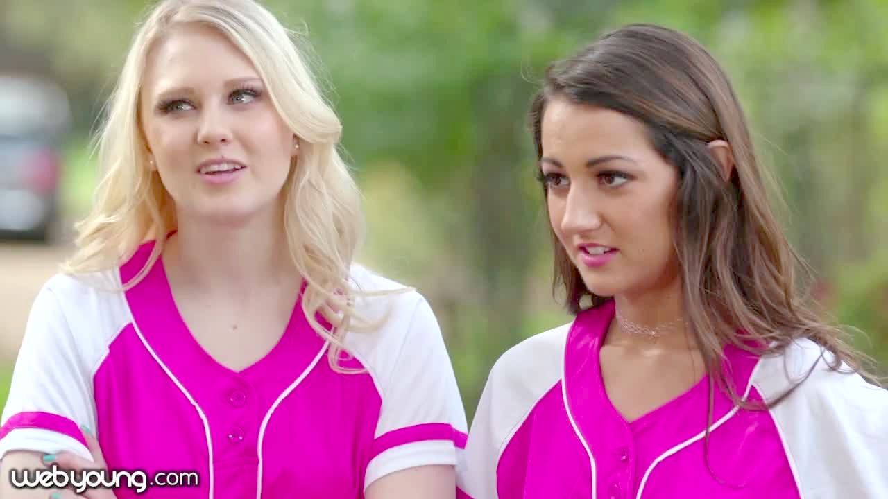 Lily S Softball Training Turns Into Hot Teens Triple Sex