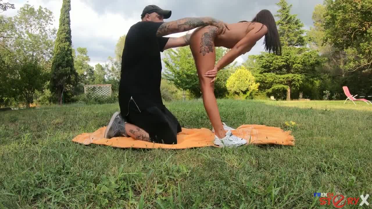 i cum on anna spencer's assets , eighteen years older arab chick after copulating her outside ...