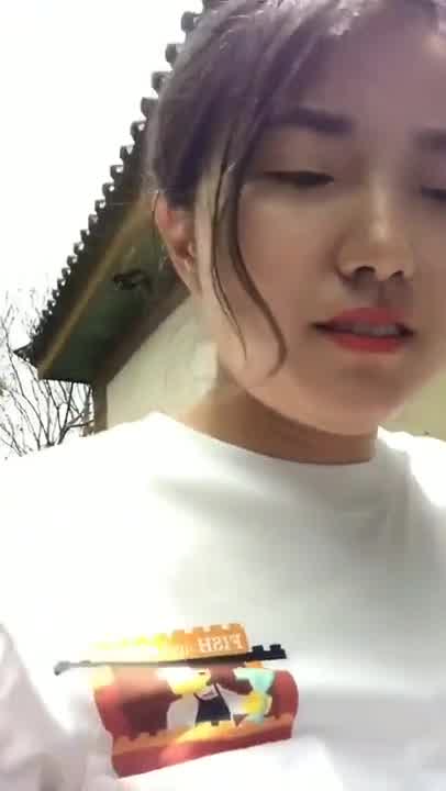 Squeezing Gfs Baps Outdoors While We Visit Her Village