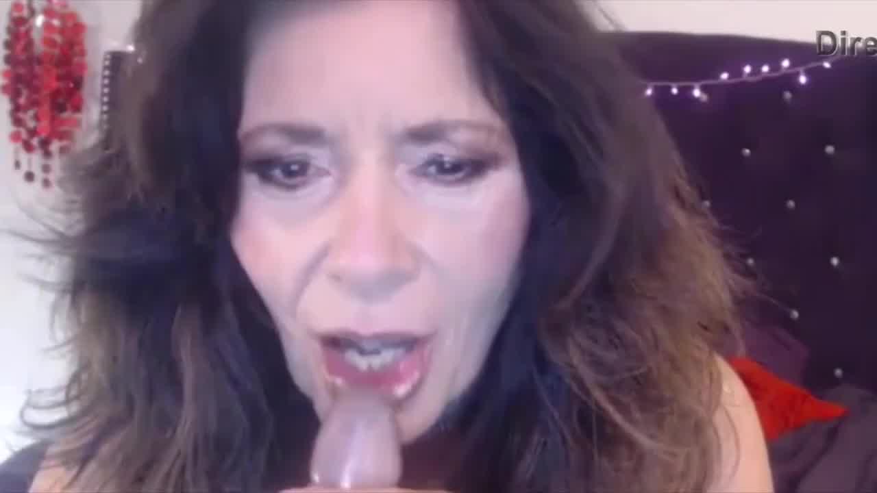 crazy older step mommy with filthy chats smashes snatch and gets jism - hotntubes.com