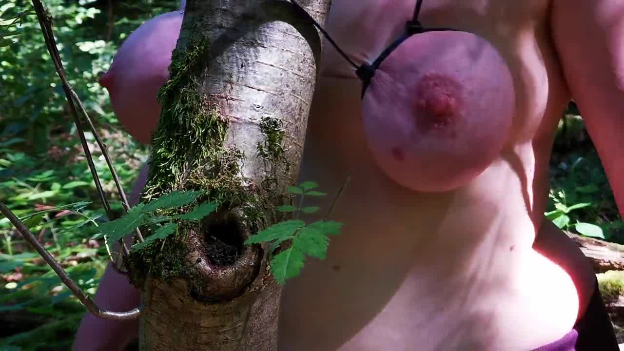 Bind Her Hooters To The Tree And Flog Them Hard Free Pornography 2b 