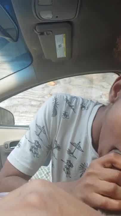 public fellatio in car from ebony unexperienced step mom: porn 4e - hotntubes.com