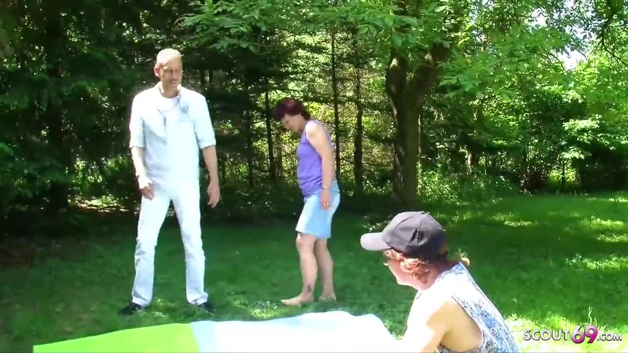 German Mellow Swinger Duo Have Ffm Triple Sex At Beach