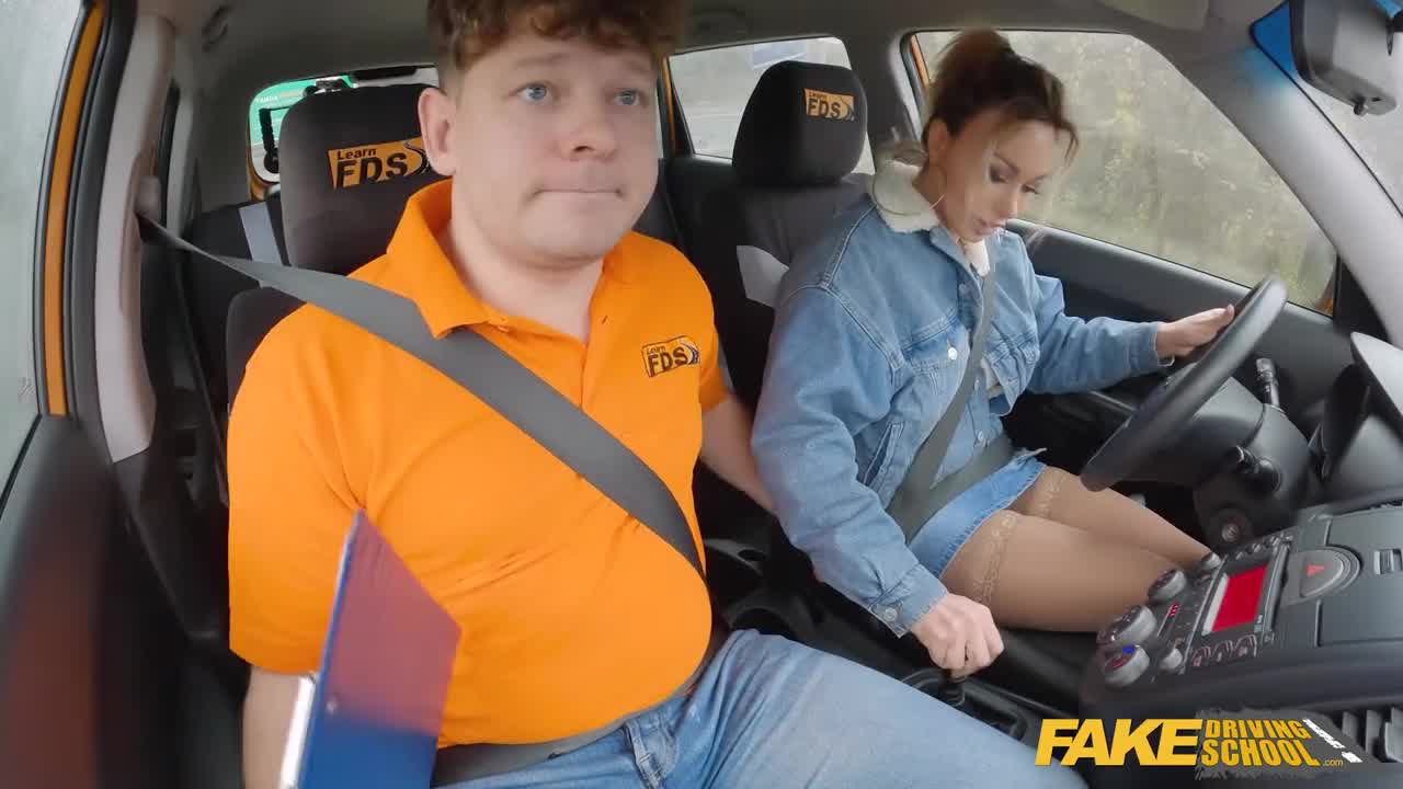 Large Hooters Ukrainian Fair Haired Worst Driver Ever But This Cheating