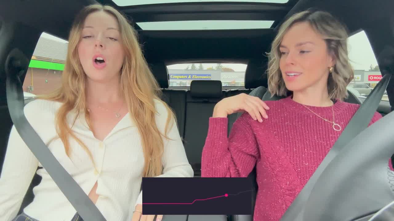 Serenity Cox And Take On Another Drive Through With The Lushs On Utter