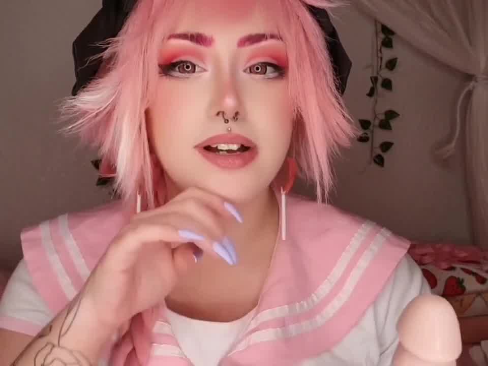 Kawaii Astolfo Cosplayer Gets Fuck Stick Throatpie Then Screwed Nymph Cosplayer