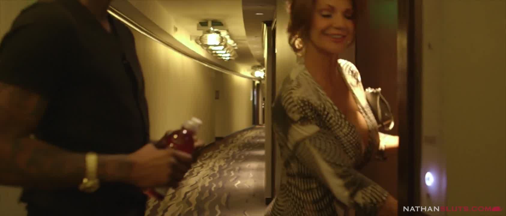 mischievous chesty gilf deauxma gets banged by the endowed bellboy jon jon's bbc in her motel ...