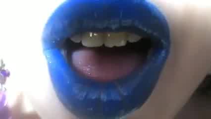 blue lips make you submit - hotntubes.com