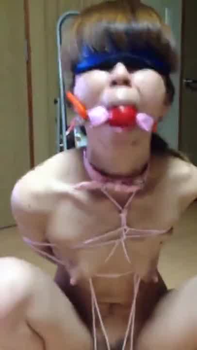 Slave Wife Riding Faux Cock