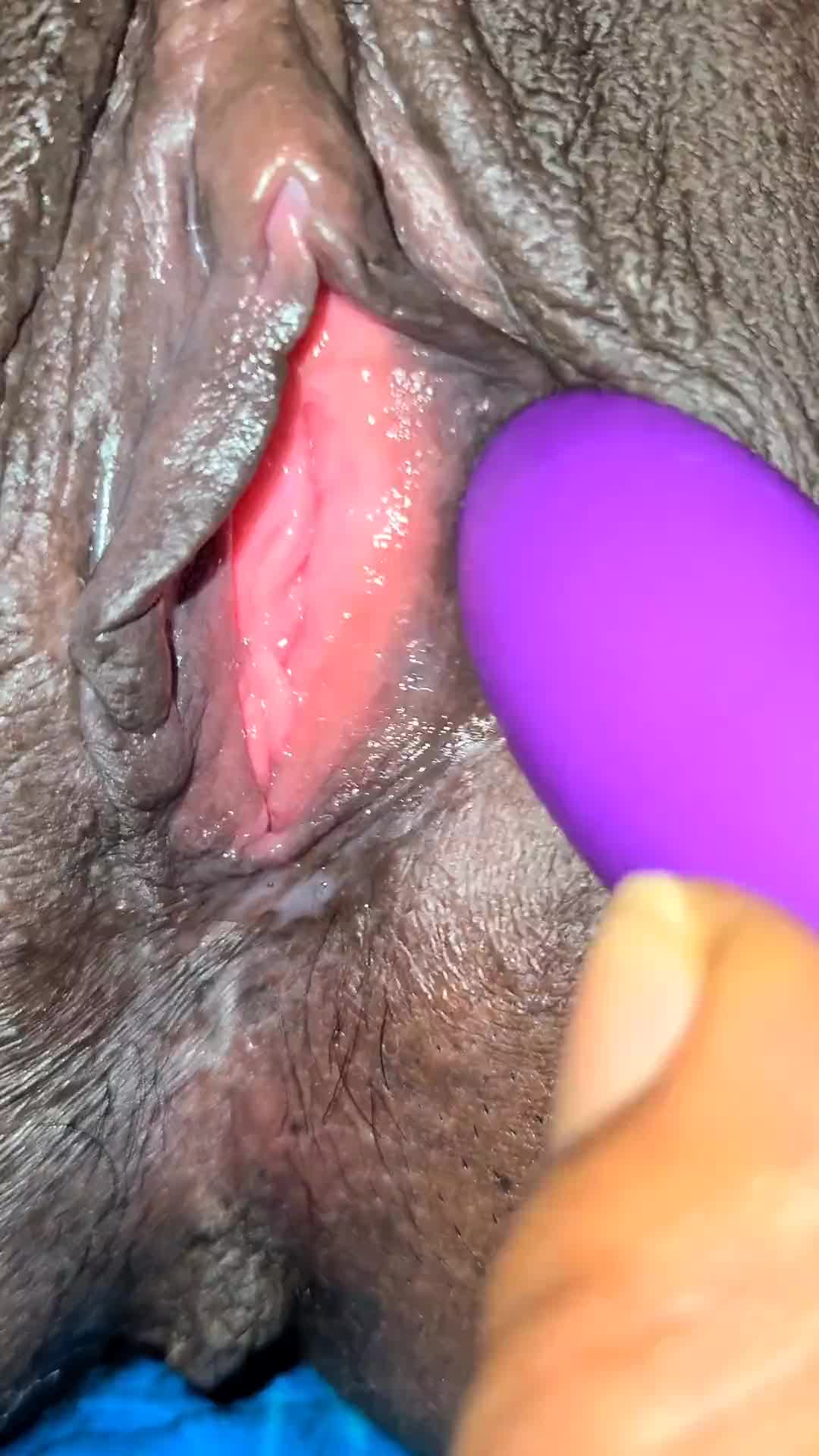 Brownie Using Wand Shooting Fluid Lots Deep Tough Tear Up With