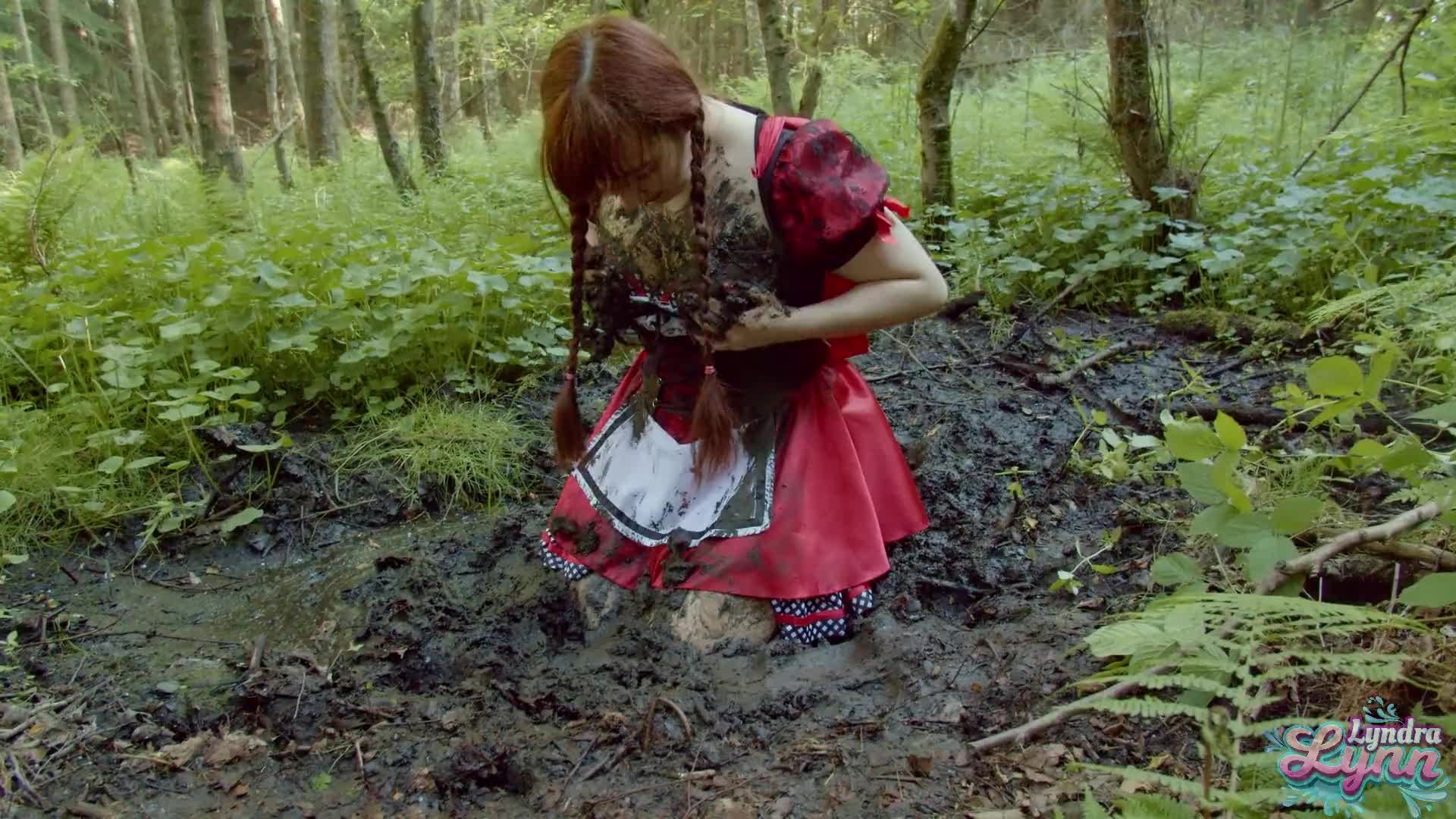 crimson railing hood in forest filth full vid - hotntubes.com