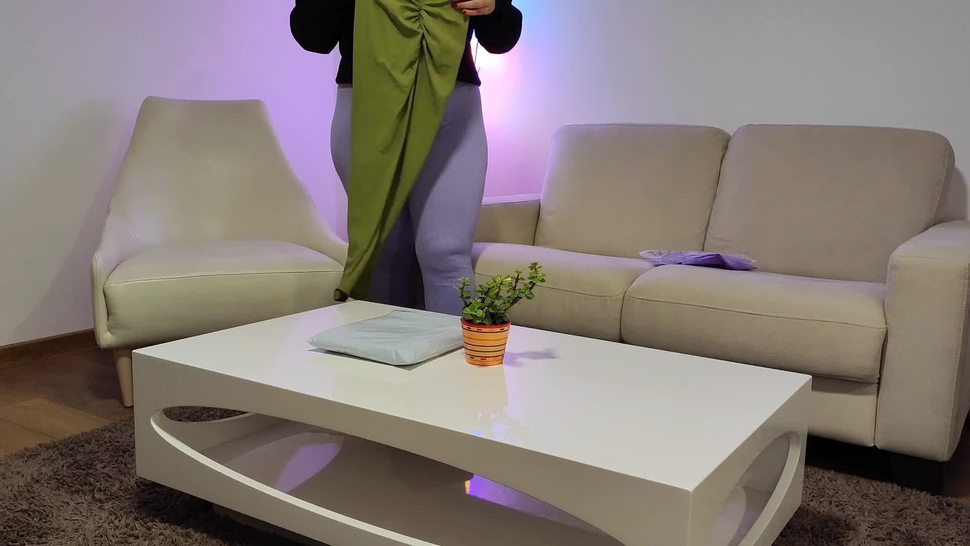 Try On Drag Pawg In Yoga Trousers And Pvc Stretch Pants 2343