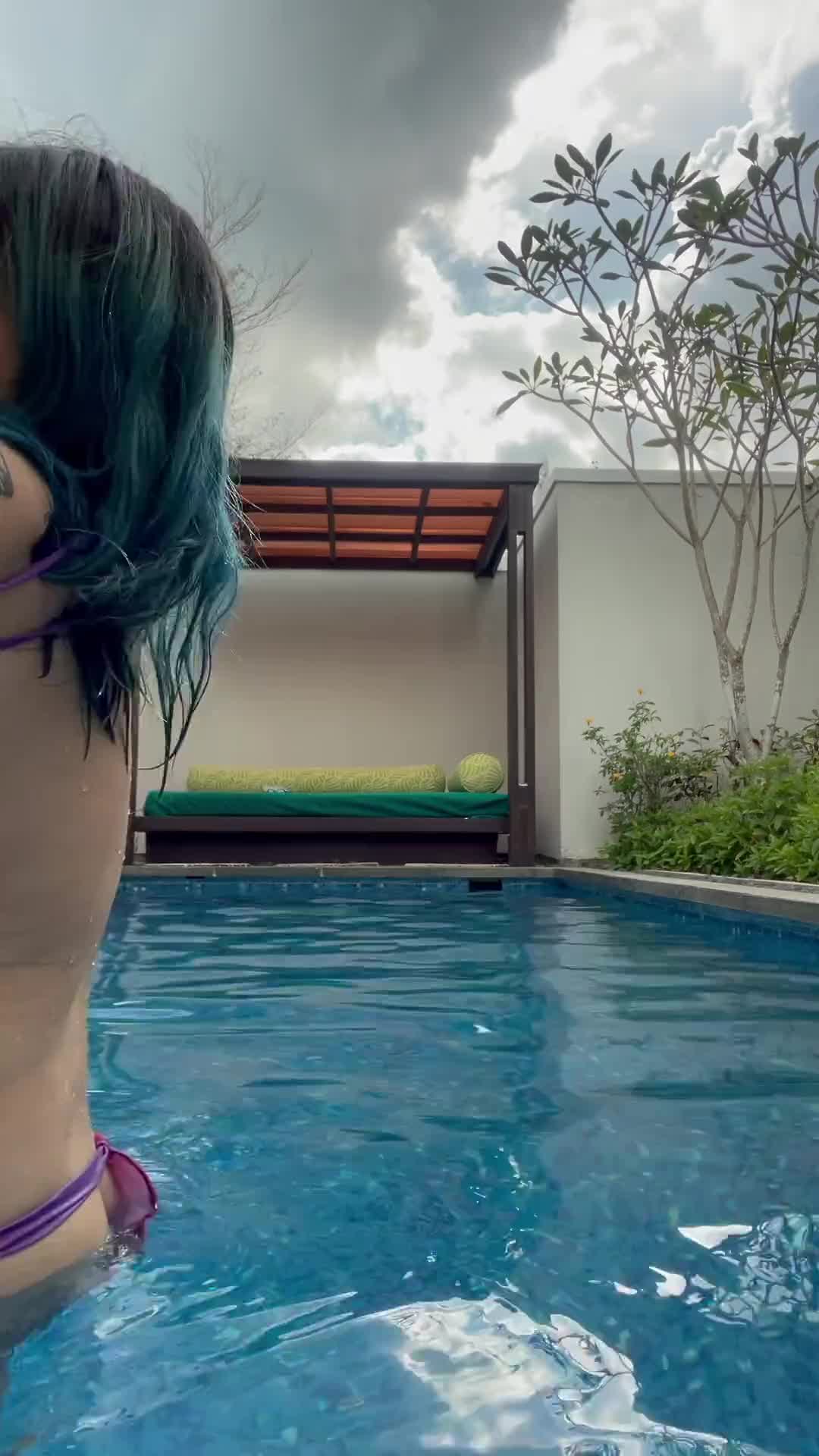 chubby chinese in bikini - hotntubes.com