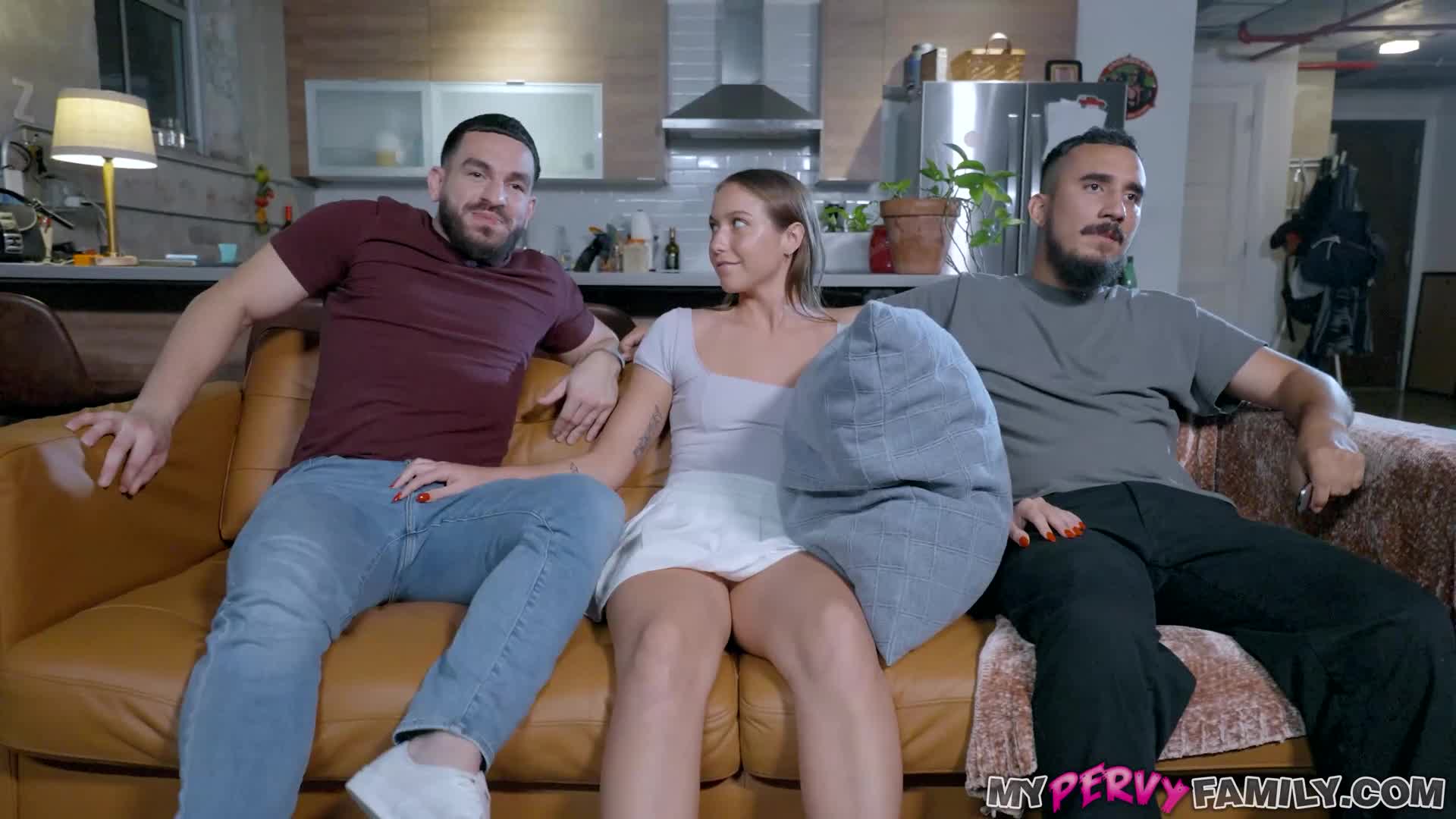 taunting my passionate sista while her hubbie is beside her - hotntubes.com