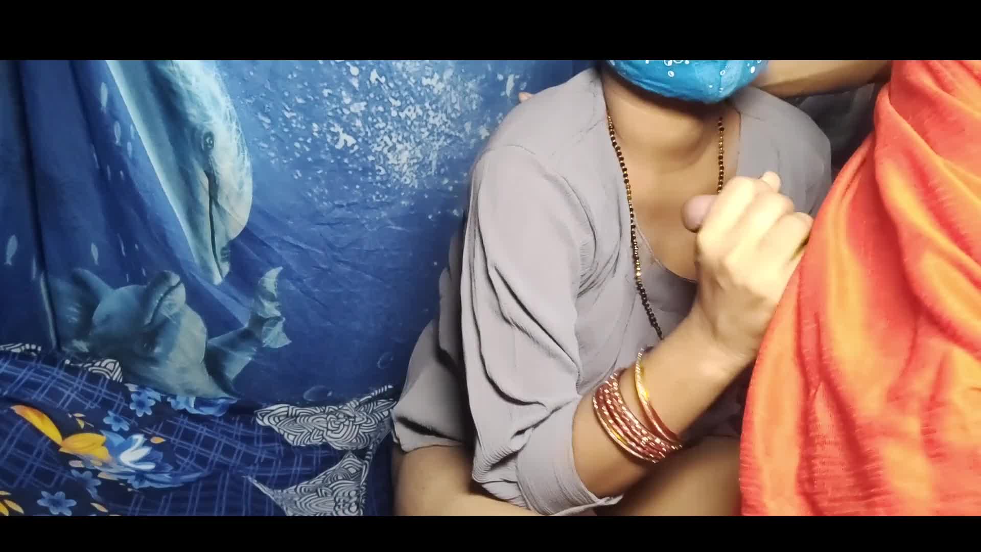 Younger Step Sista Was Sitting Wearing Skirt And G String After